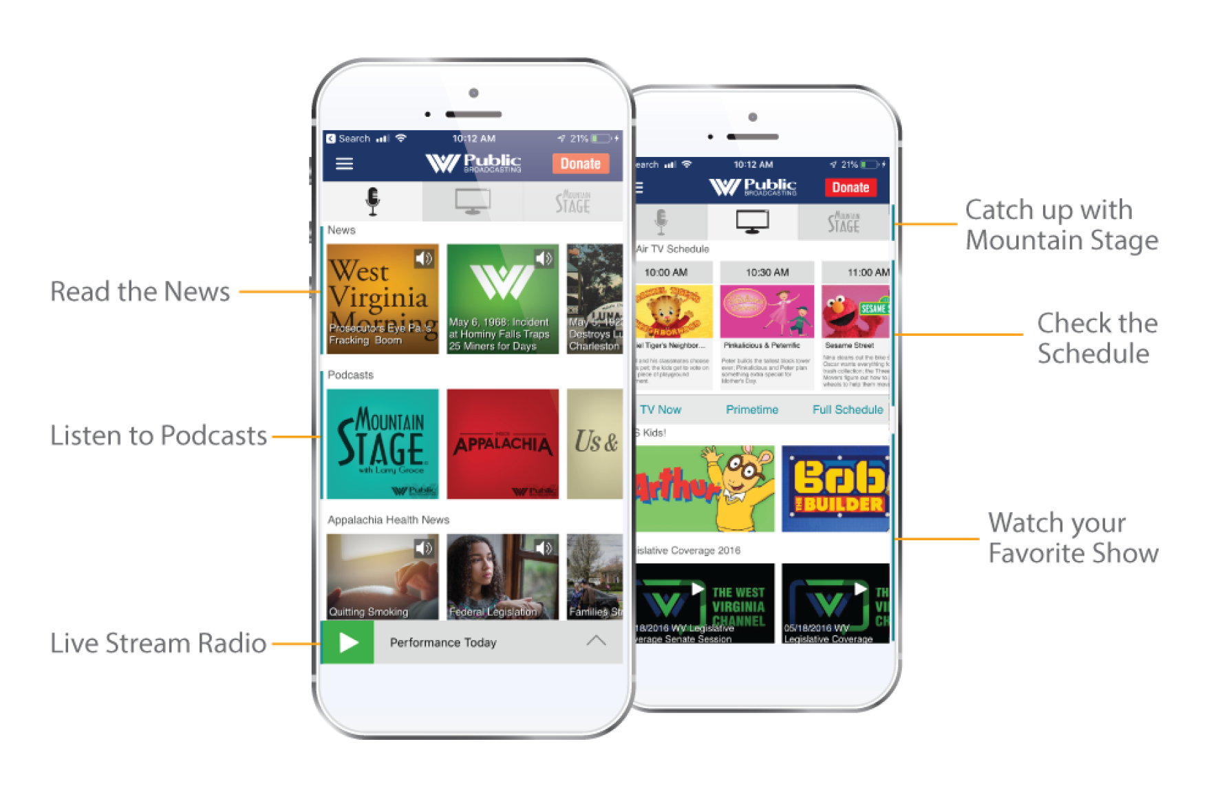 WVPB Media App : West Virginia Public Broadcasting