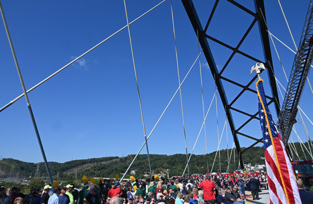 New Wellsburg Bridge Opens With Celebration - West Virginia Public ...