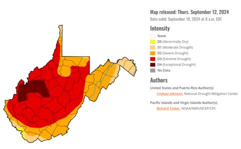 Nine W.Va. Counties Currently Face ‘Exceptional’ Drought - West ...